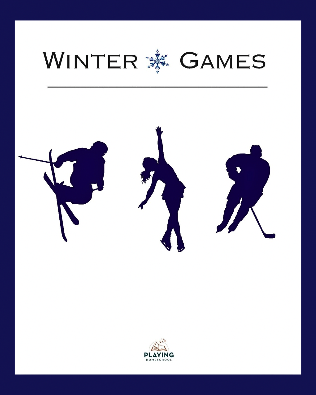 Winter Games Activities – Playing Homeschool
